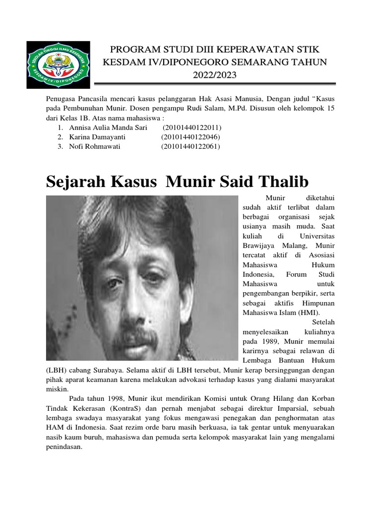 Munir Said Thalib | PDF