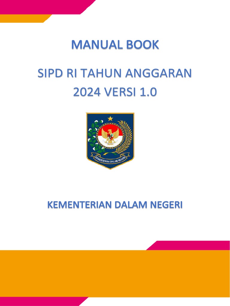 Manual Book Sipd Ri Ta-2024 v1.0 | PDF