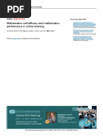 Mathematics Anxiety Scale | PDF | Mathematics | Behavioural Sciences