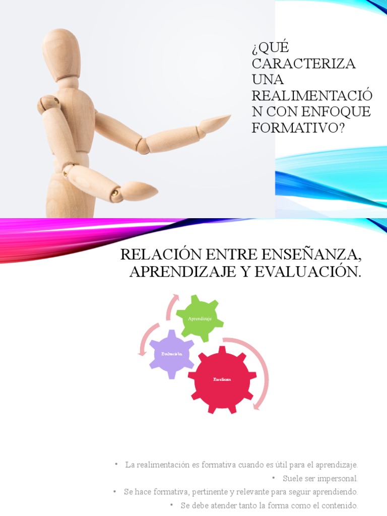 Qué Caracteriza Una Realimentación Con Enfoque Formativo | PDF