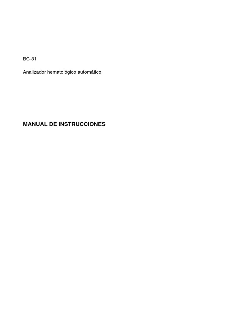 BC-31 Operation Manual - ESP | PDF | Propiedad intelectual | Software