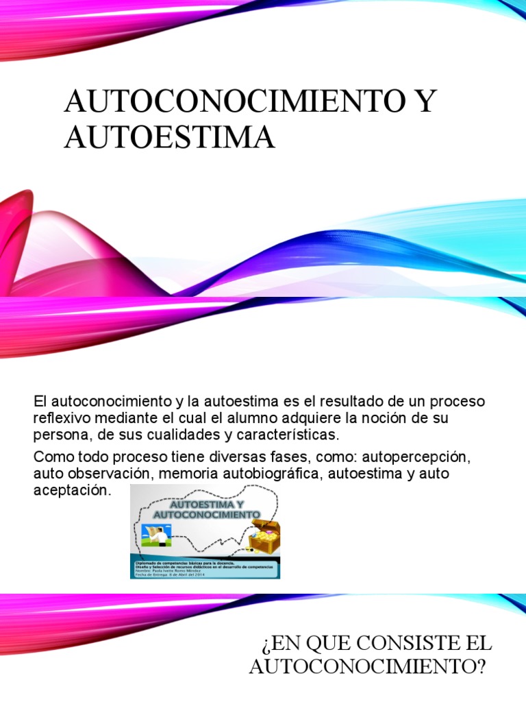Autoconocimiento y Autoestima | PDF | Autoestima | Las emociones