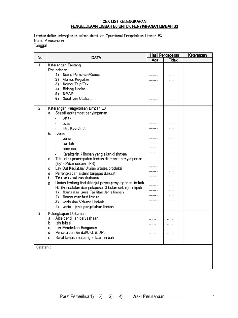 Form Persyaratan Teknis | PDF