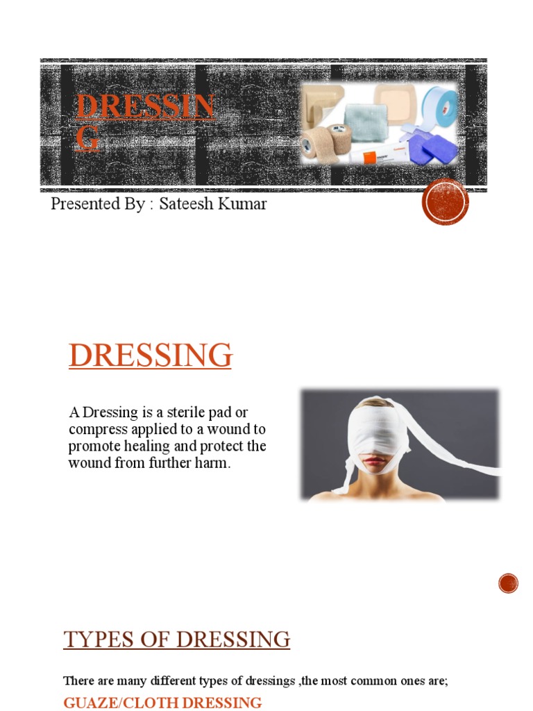 Dressing (Presentation) | PDF