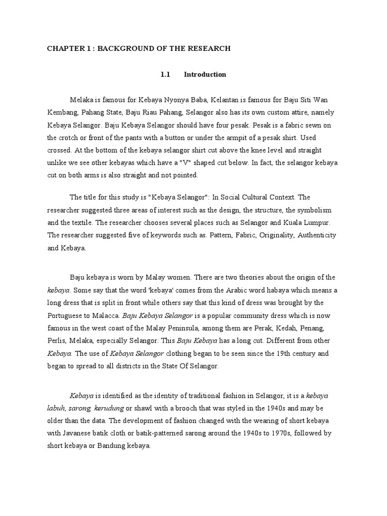 Chapter 1 | PDF | Clothing | Softlines (Retail)