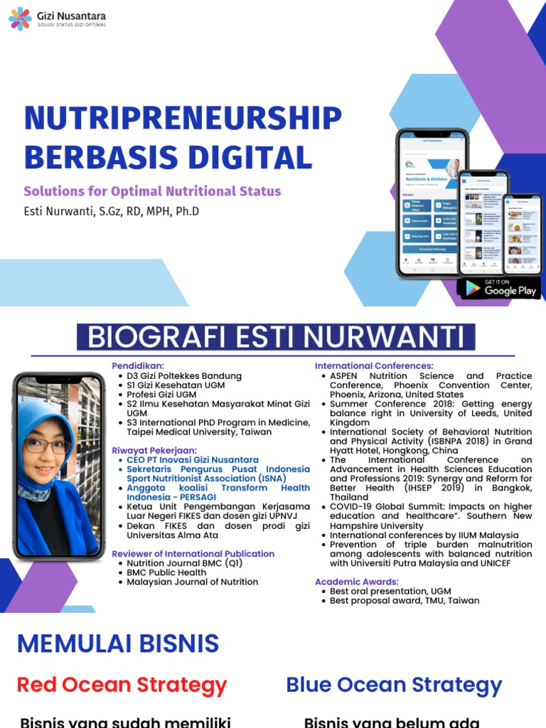 Bu Esti-Nutripreneurship Berbasis Digital | PDF | Bisnis