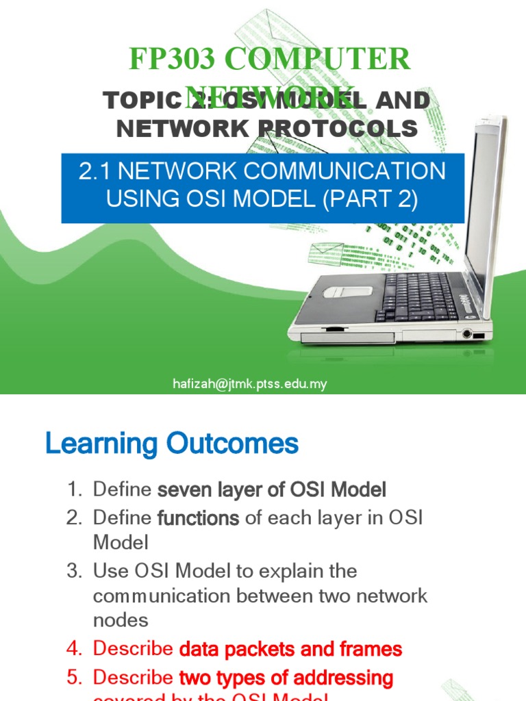 Topic 2.1 Network Communication Using OSI Model - Part2 | PDF | Osi Model | Computer Network