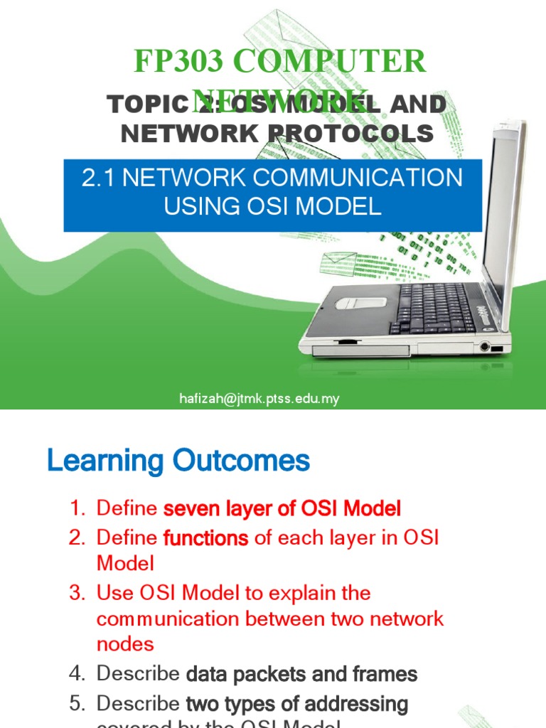 Topic 2 1 Network Communication Using Osi Model Part1 Pdf Osi