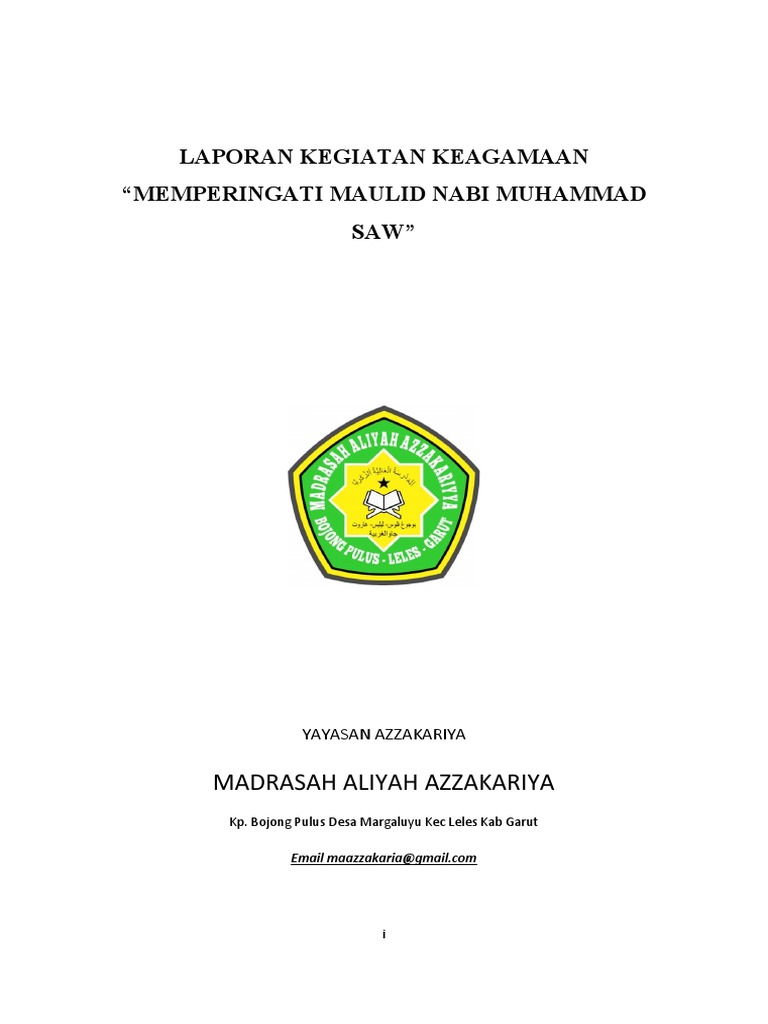 Contoh Laporan Kegiatan Keagamaan | PDF