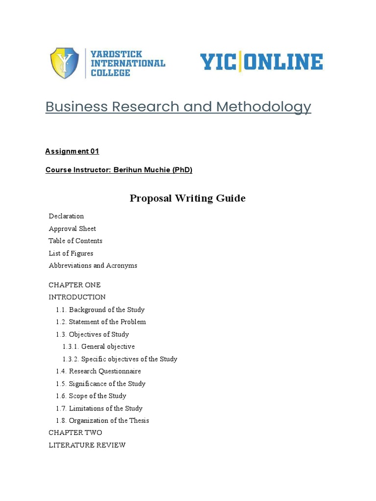 Business Research Assignment 01 | PDF