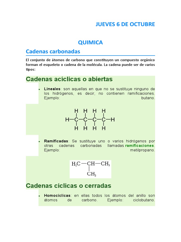 Cadenas Carbonadas | PDF Cadenas Carbonadas | PDF