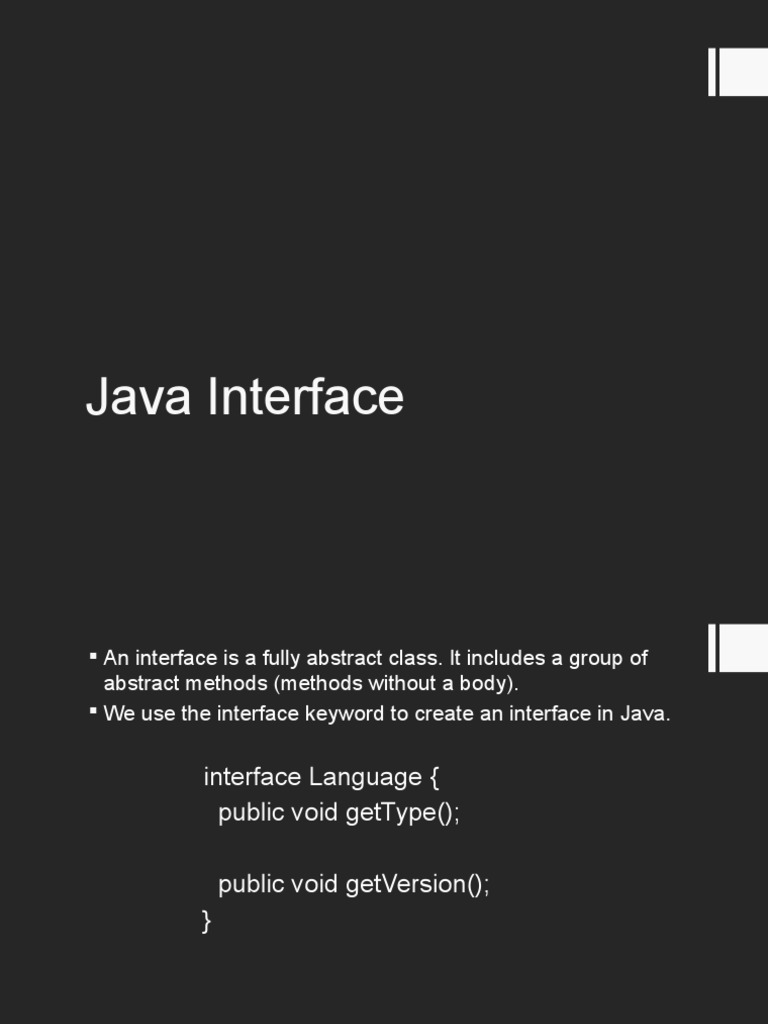 Session 12 Java Interface Pdf Class Computer Programming Method Computer Programming