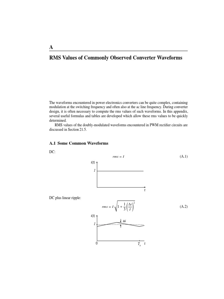 Magnetics Details PDF Root Mean Square Power Electronics