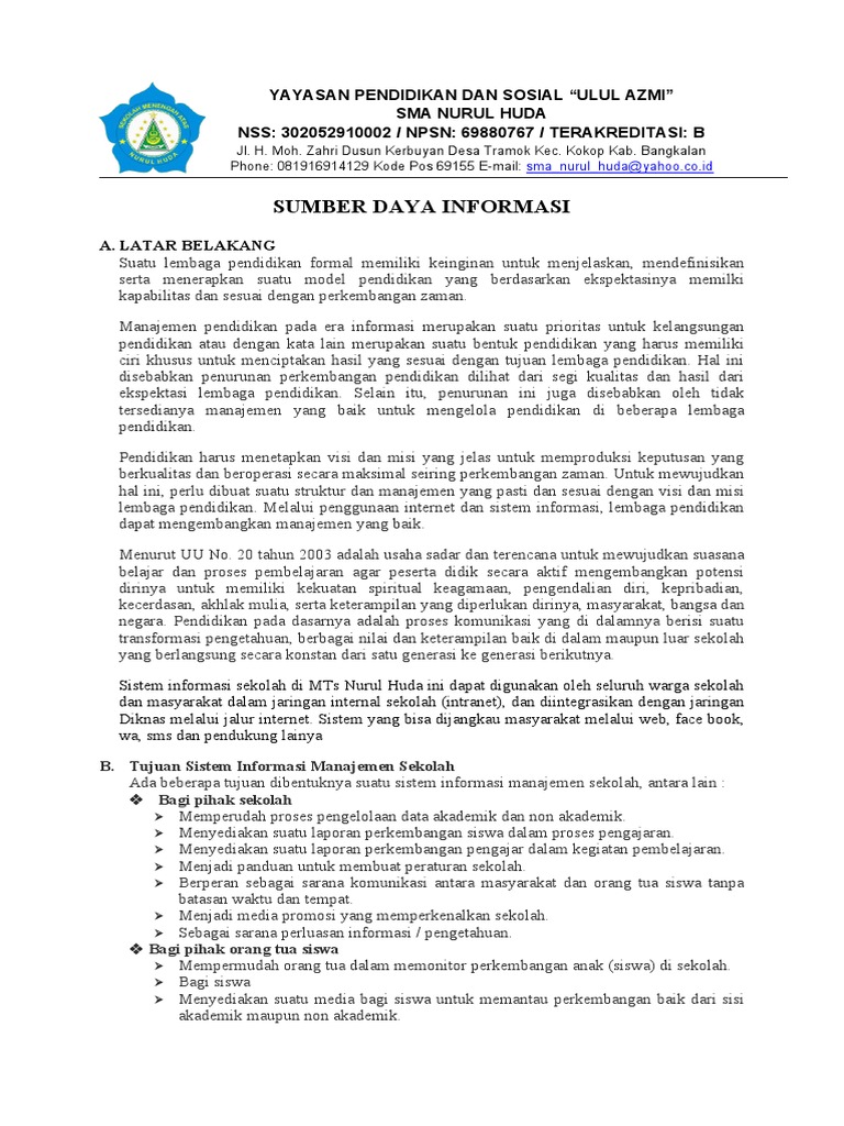 Sumber Daya Informasi-Print | PDF