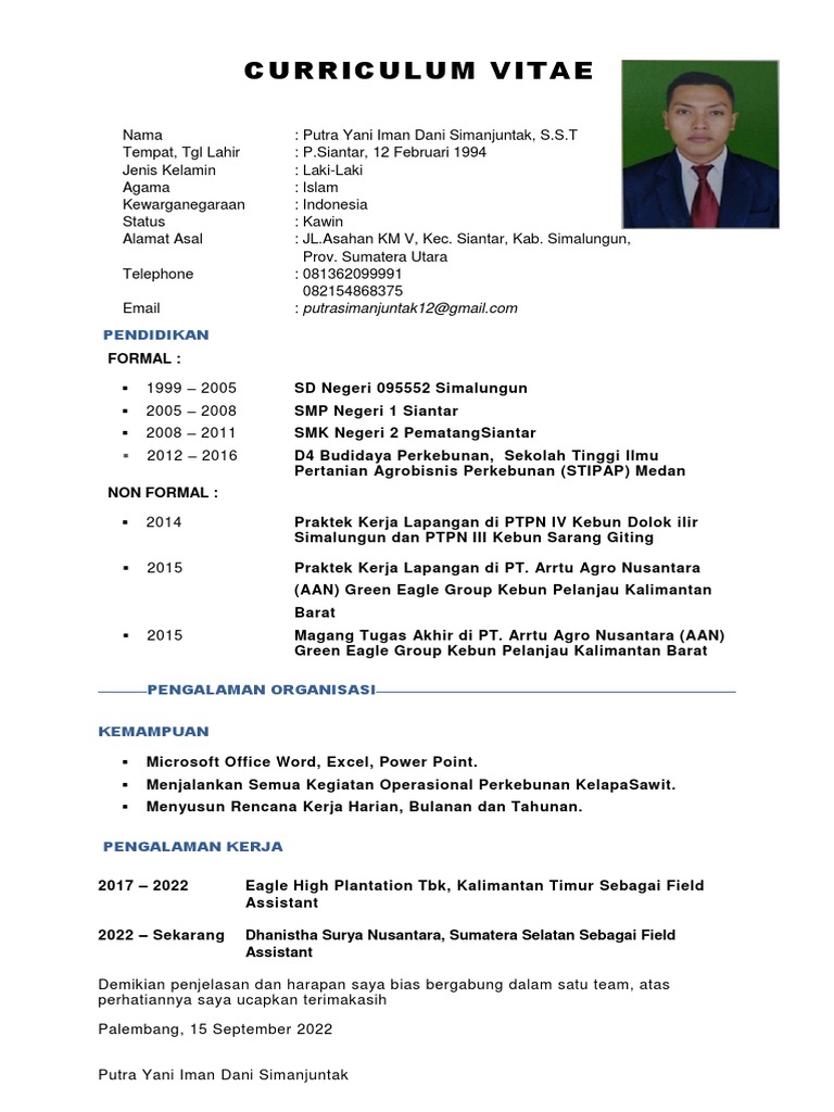 CV Putra Simanjuntak-2 | PDF