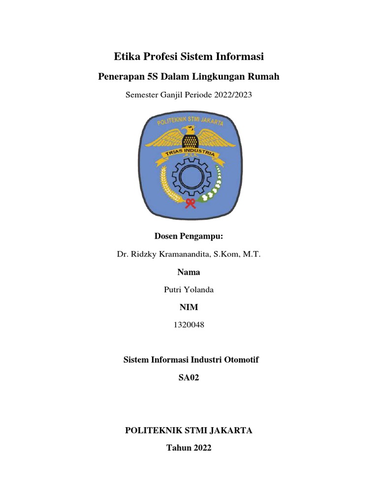 Putri Yolanda - EPSI 5S - SA02 | PDF