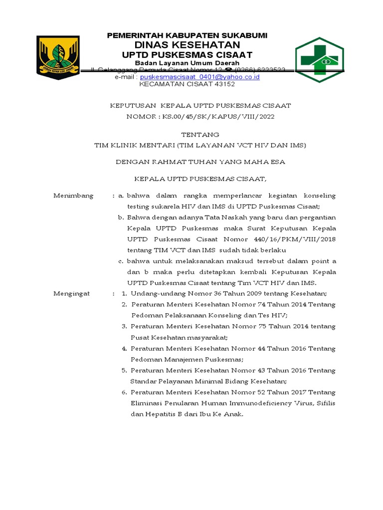 SK Tim VCT Hiv Dan Ims | PDF