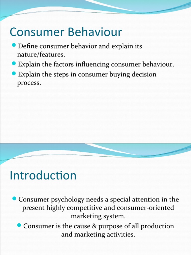 Consumer Behaviour | Download Free PDF | Behavior | Consumer Behaviour