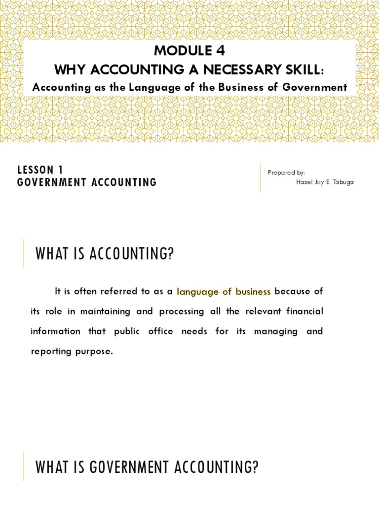 Understanding Government Accounting | PDF | Accounting | Economies