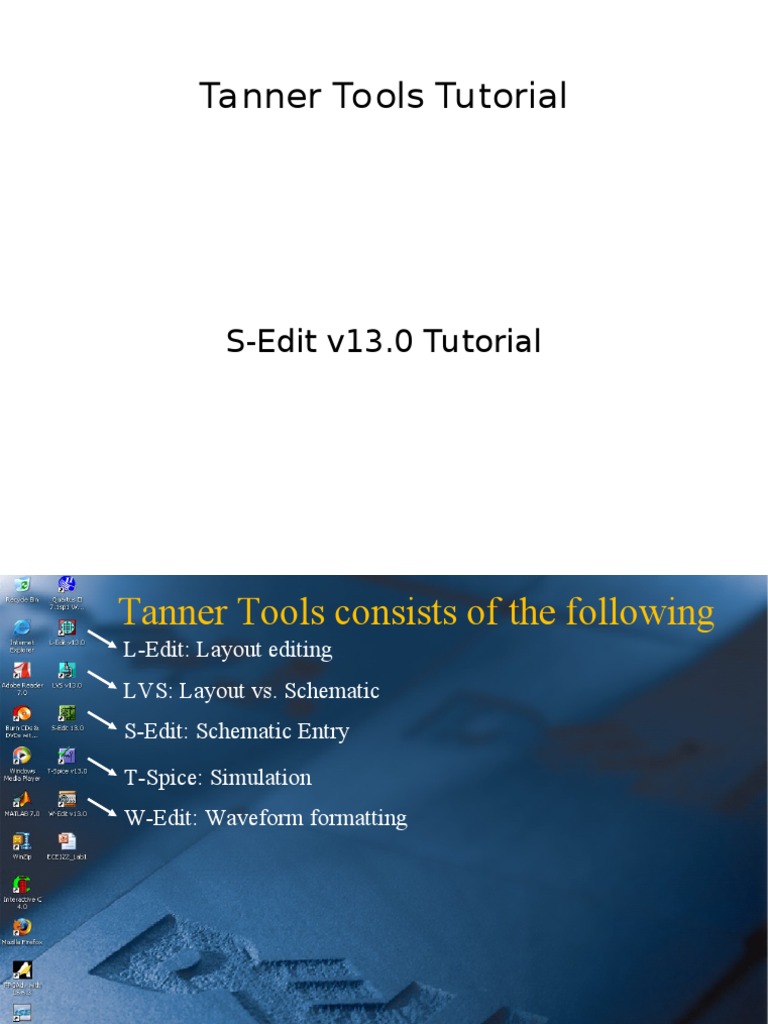 Dokumen - Tips Tanner Tools Tutorial | PDF | Computer Science | System Software