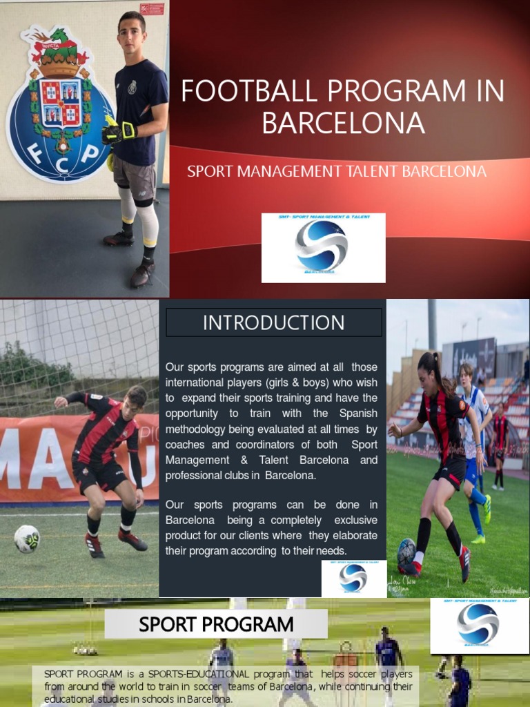 Football Program in Barcelona | Download Free PDF | Health Sciences ...