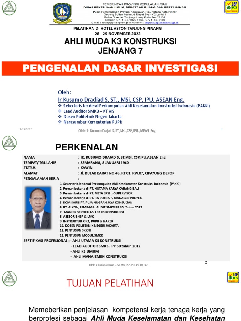 Pengenalan Dasar Investigasi | PDF