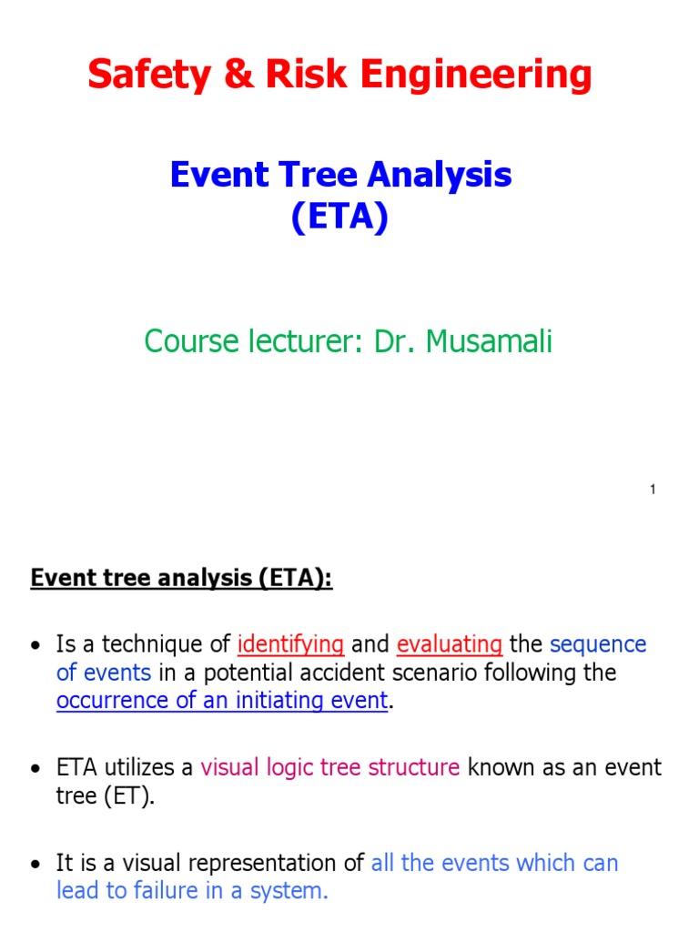 Event Tree Analyisis | PDF | Science | Systems Science