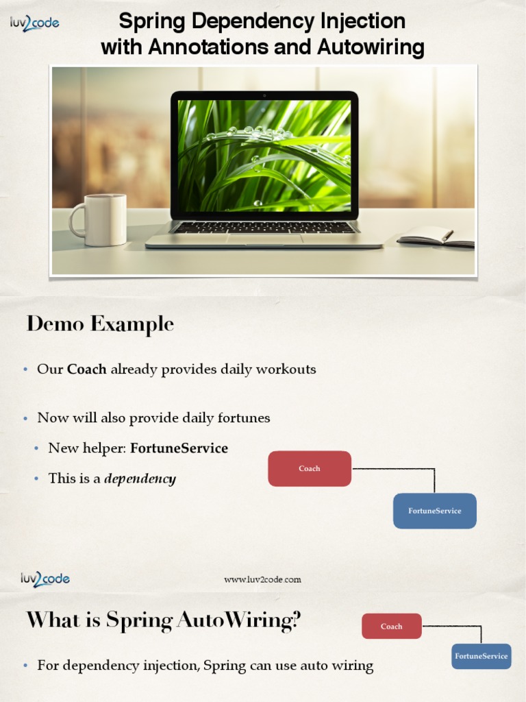 22 Annotation Constructor Injection Pdf Spring Framework Object