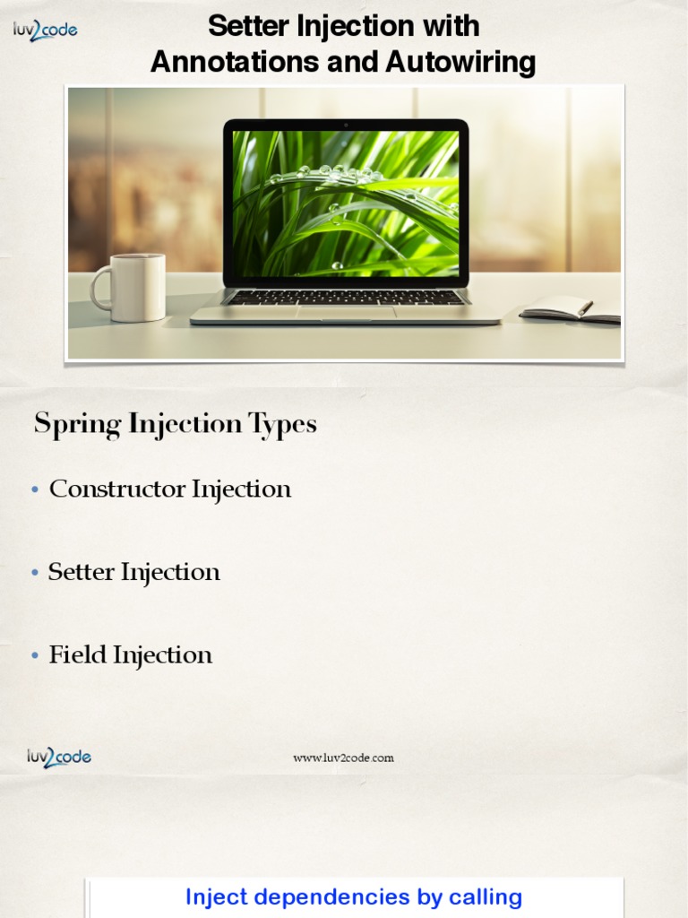 23 Annotation Setter Injection Overview | PDF | Computer Science ...
