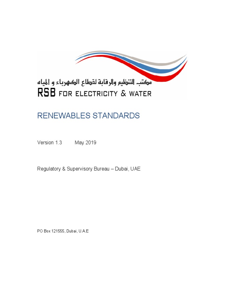 Renewables Standards v1 - 3 May 2019 | PDF | Electric Power ...