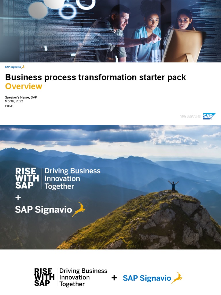 Business Process Transformation Starter Pack - Overview | PDF ...