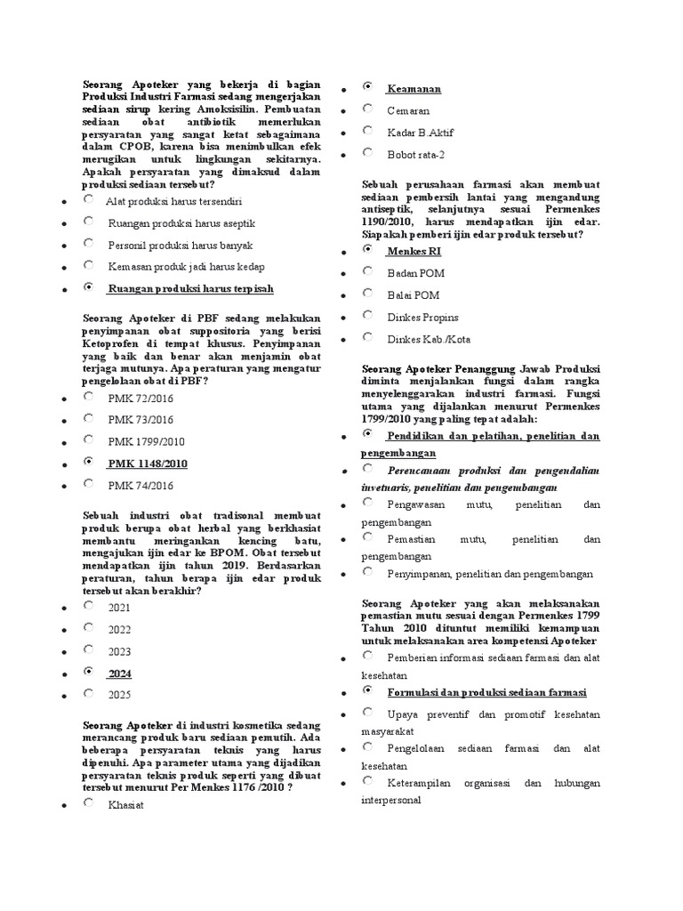 Soal Uu PG Dan Essai Quiz Kelas e Print | PDF