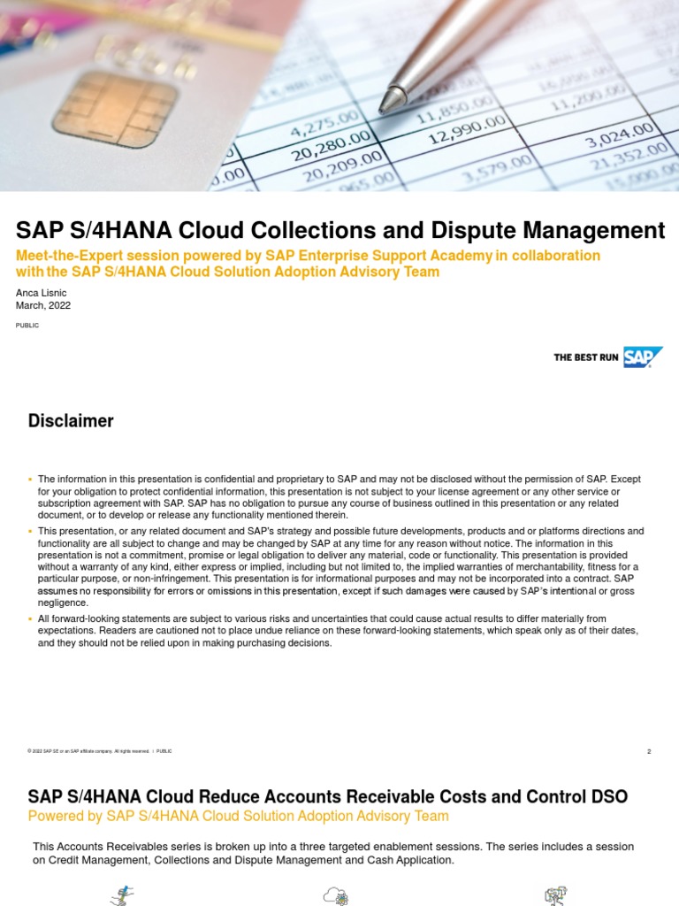 Course Material - Control DSO, Credit & Collections Costs With Collections and Dispute ...