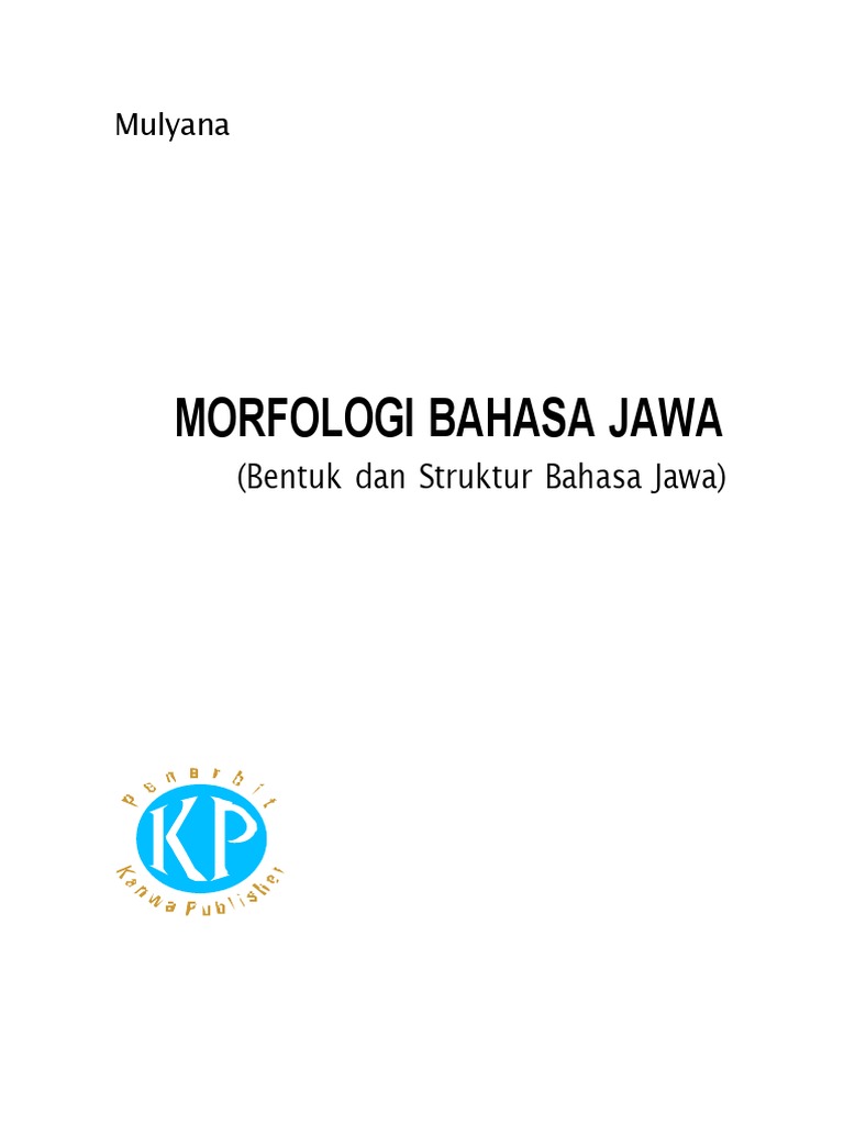 Morfologi Bahasa Jawa | PDF