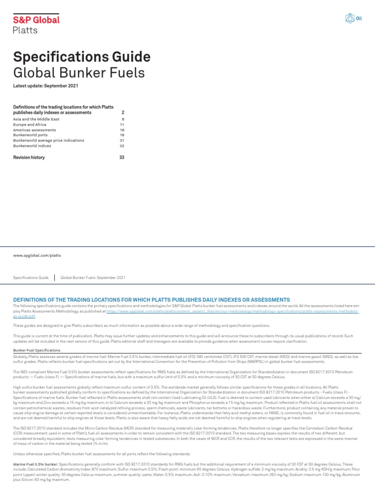 Global Bunker Fuels | PDF | Fuel Oil | Payments