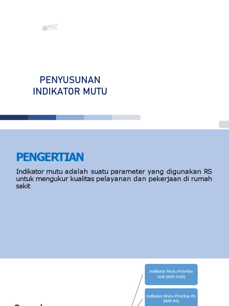02 Penyusunan Indikator Mutu | PDF