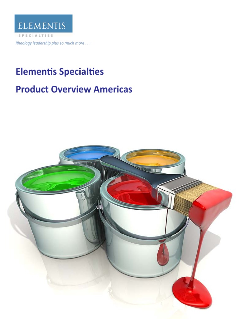 Elementis | PDF | Paint | Wax