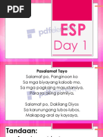 Worksheet ESP Week 2 | PDF