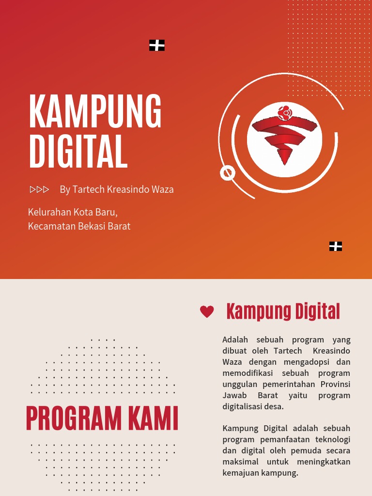 Contoh Proposal Presentasi Kampung Digital | PDF