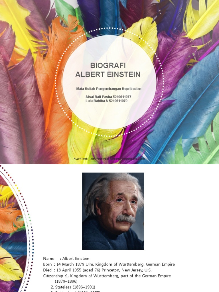 PK-Albert Einstein Biografi | PDF | Pengembangan Diri
