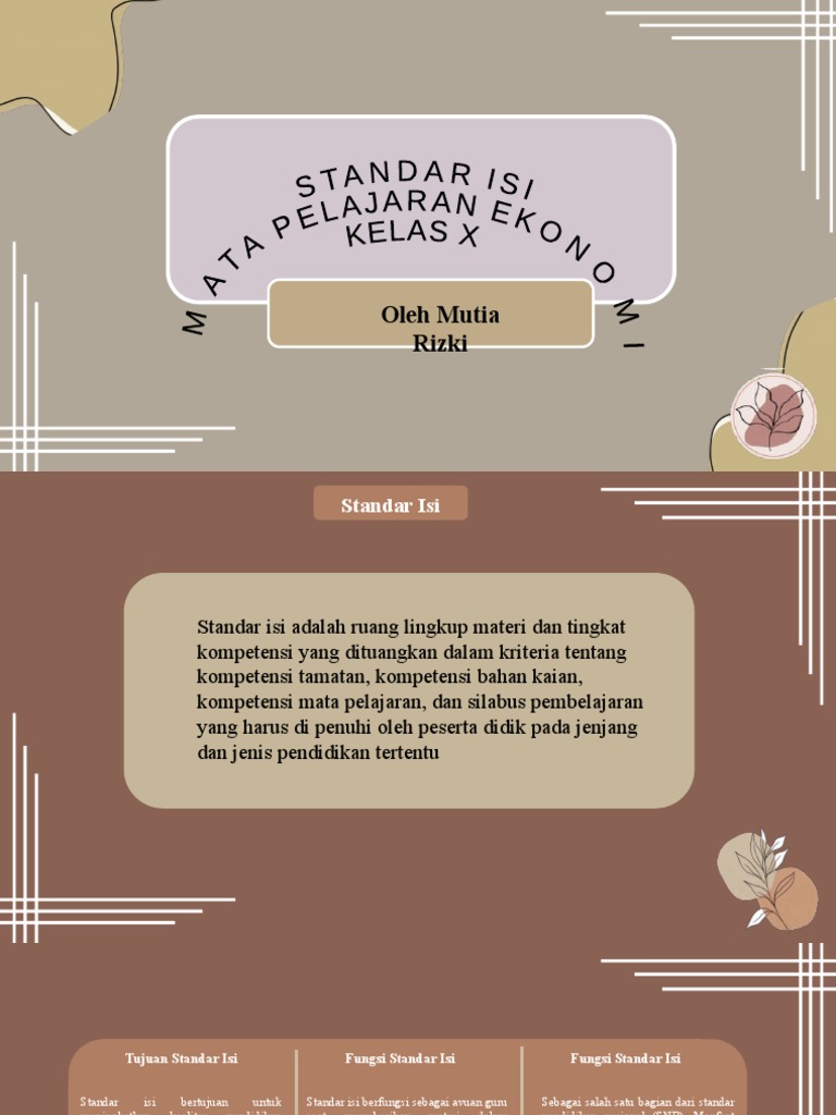6 PPT Standar ISi Mutia Rizki Non Reguler | PDF