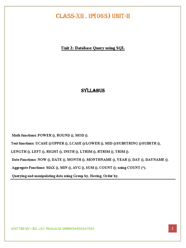 Unit Ii | PDF | String (Computer Science) | Parameter (Computer Programming)