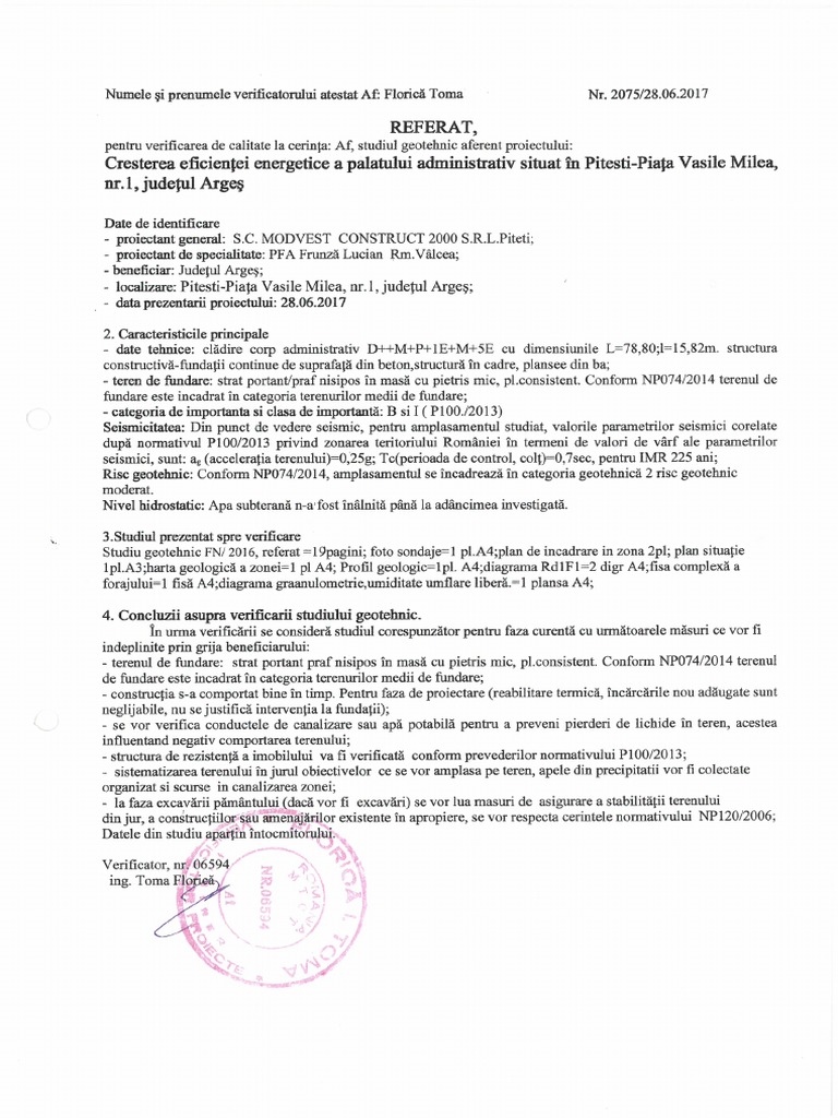 STUDIU GEO Palat + Referat | PDF