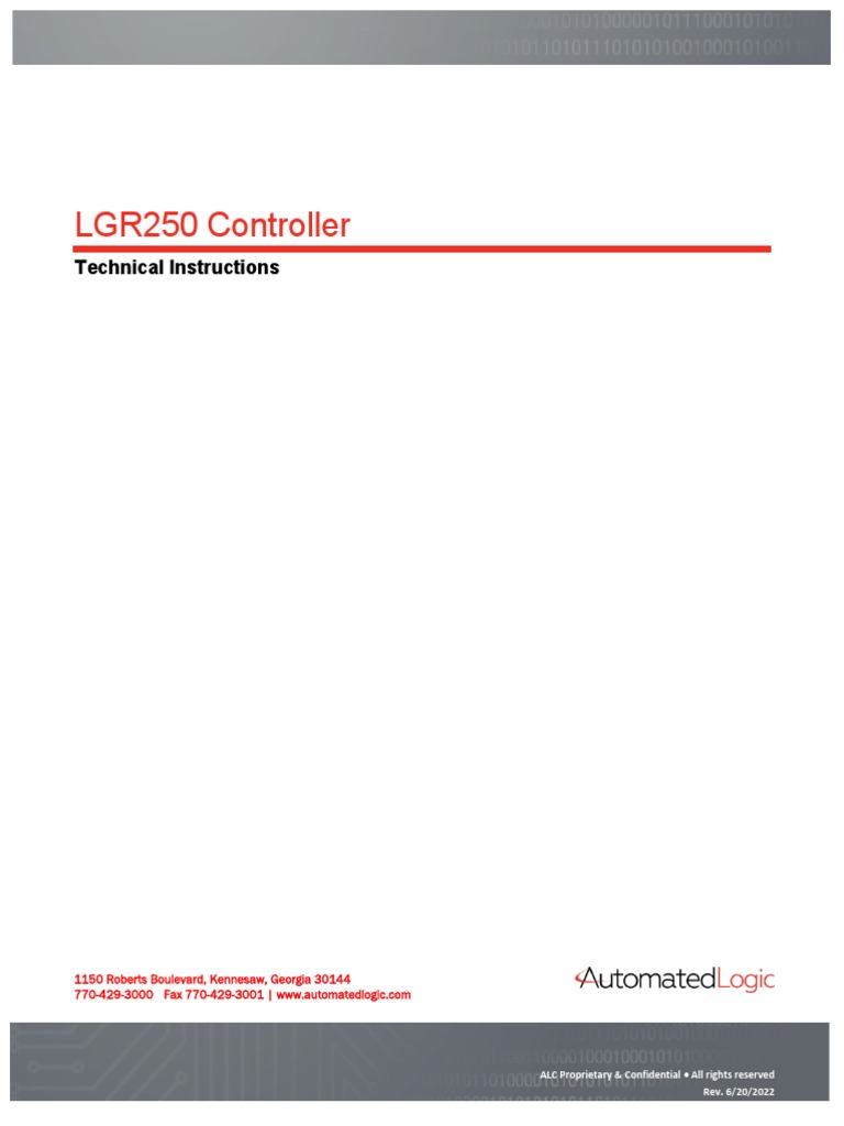 LGR250 | PDF | Ip Address | Port (Computer Networking)