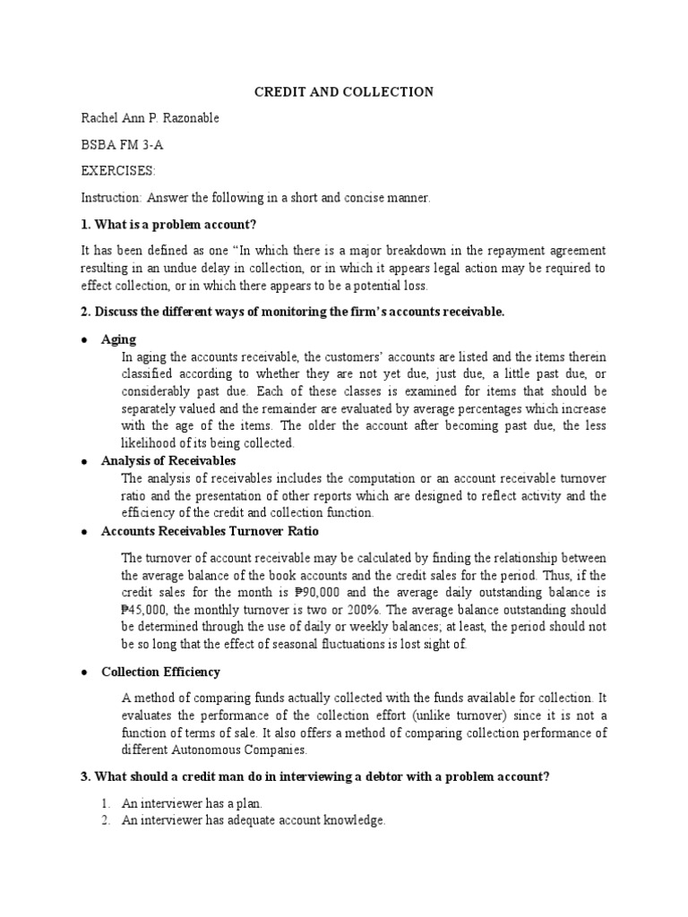 Collection Remedial Management | PDF | Credit | Finance & Money Management