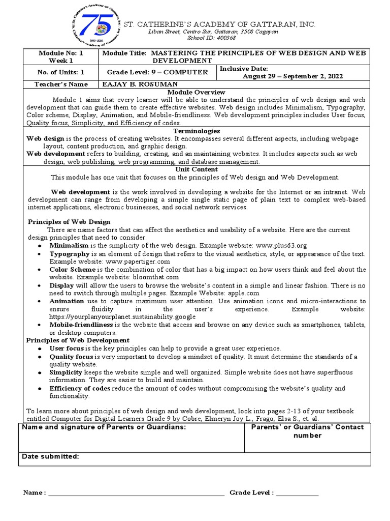 Computer 9 | PDF | Web Design | Websites