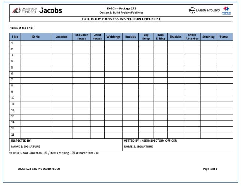 FBH Inspection Checklist | PDF