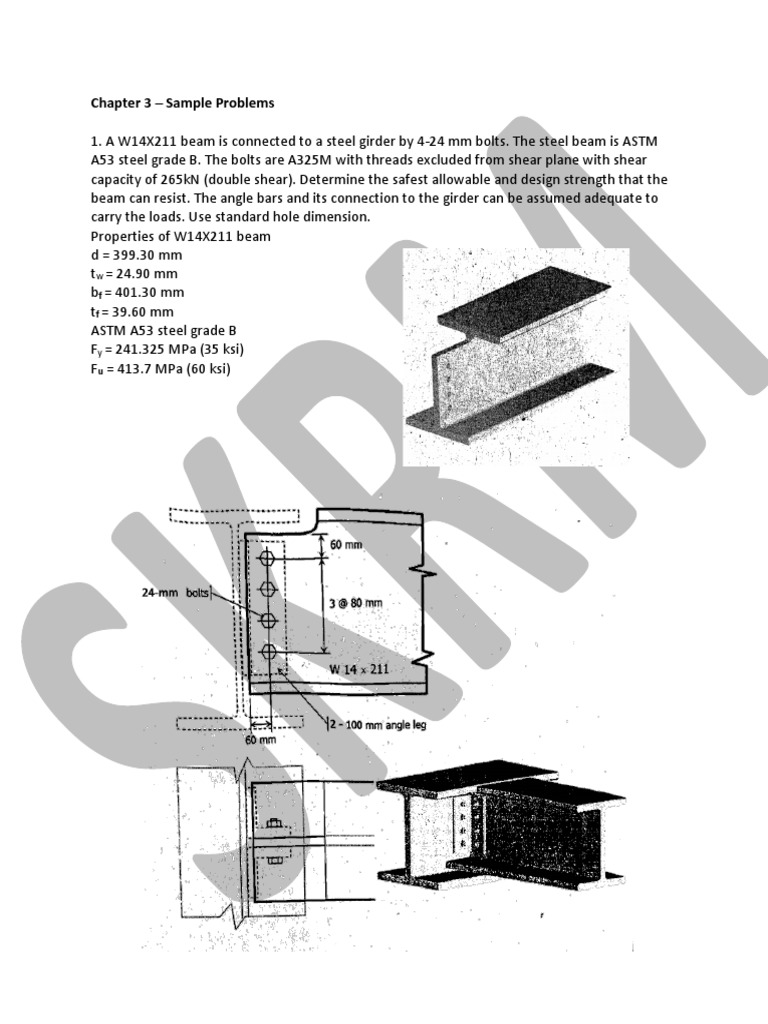 Chapter 3 - Sample Problems | PDF