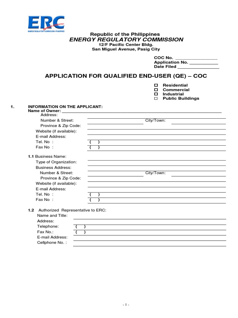 PDF COC-Form11 | PDF | Power Inverter | Fax