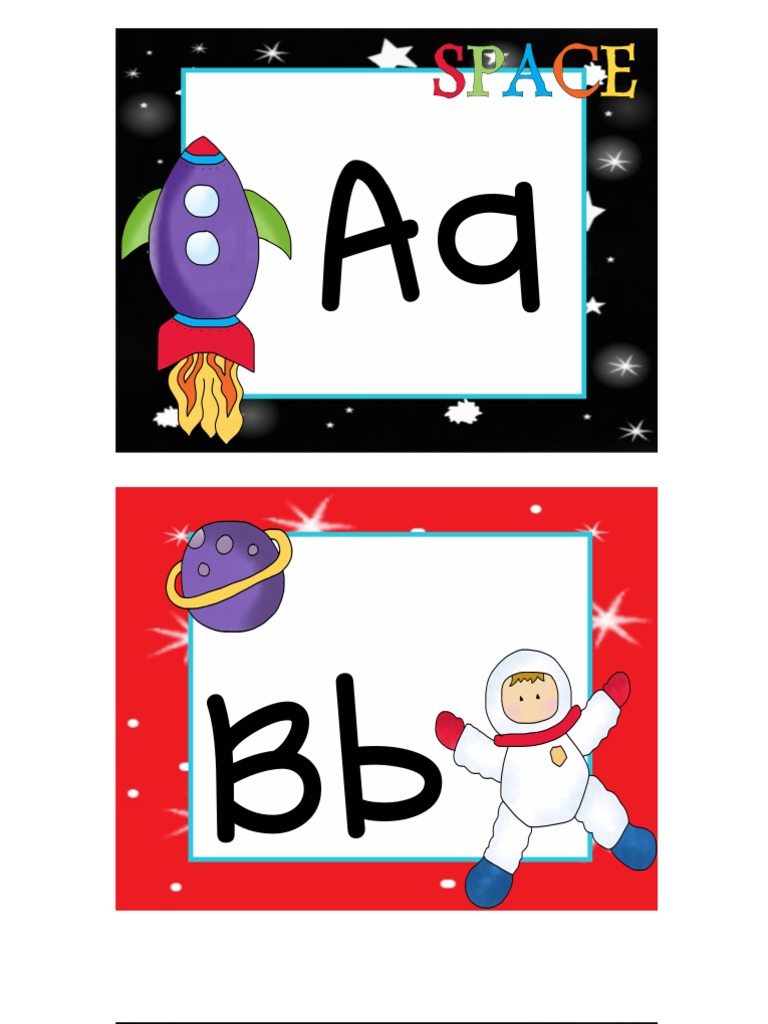 Space-Themed Word Wall Art | PDF | Games & Activities | Home & Garden